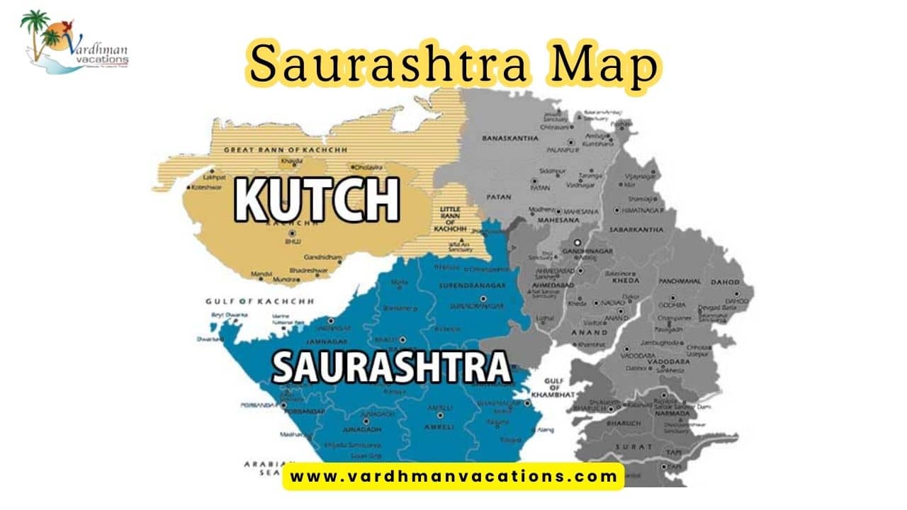 Saurashtra Map - Vardhman Vacations
